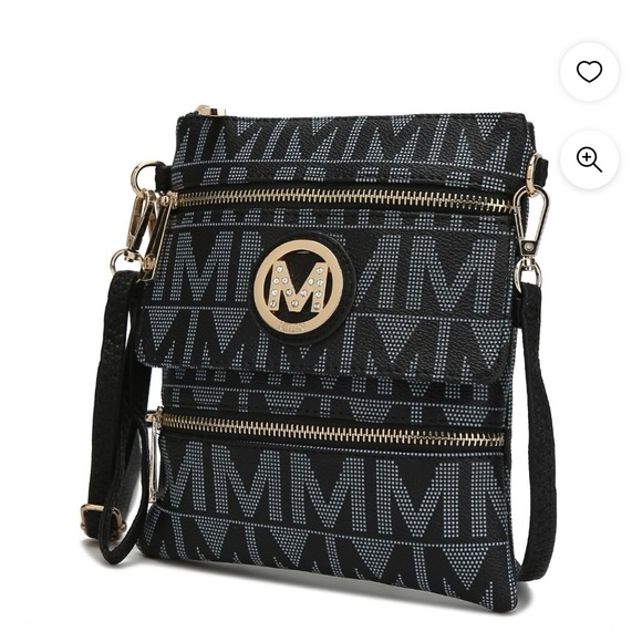 MKF | Bags | Mkf Collection Womens Mandy Crossbody Purse Black Gold ...